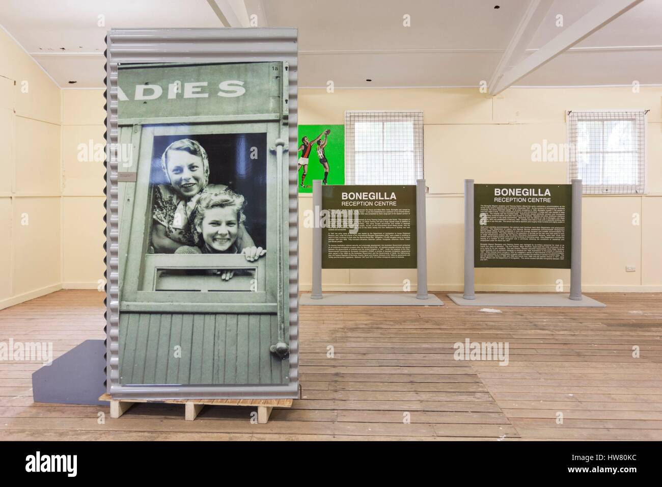 Australia, Victoria, Bonegilla, The Bonegilla Migrant Experience Museum ...