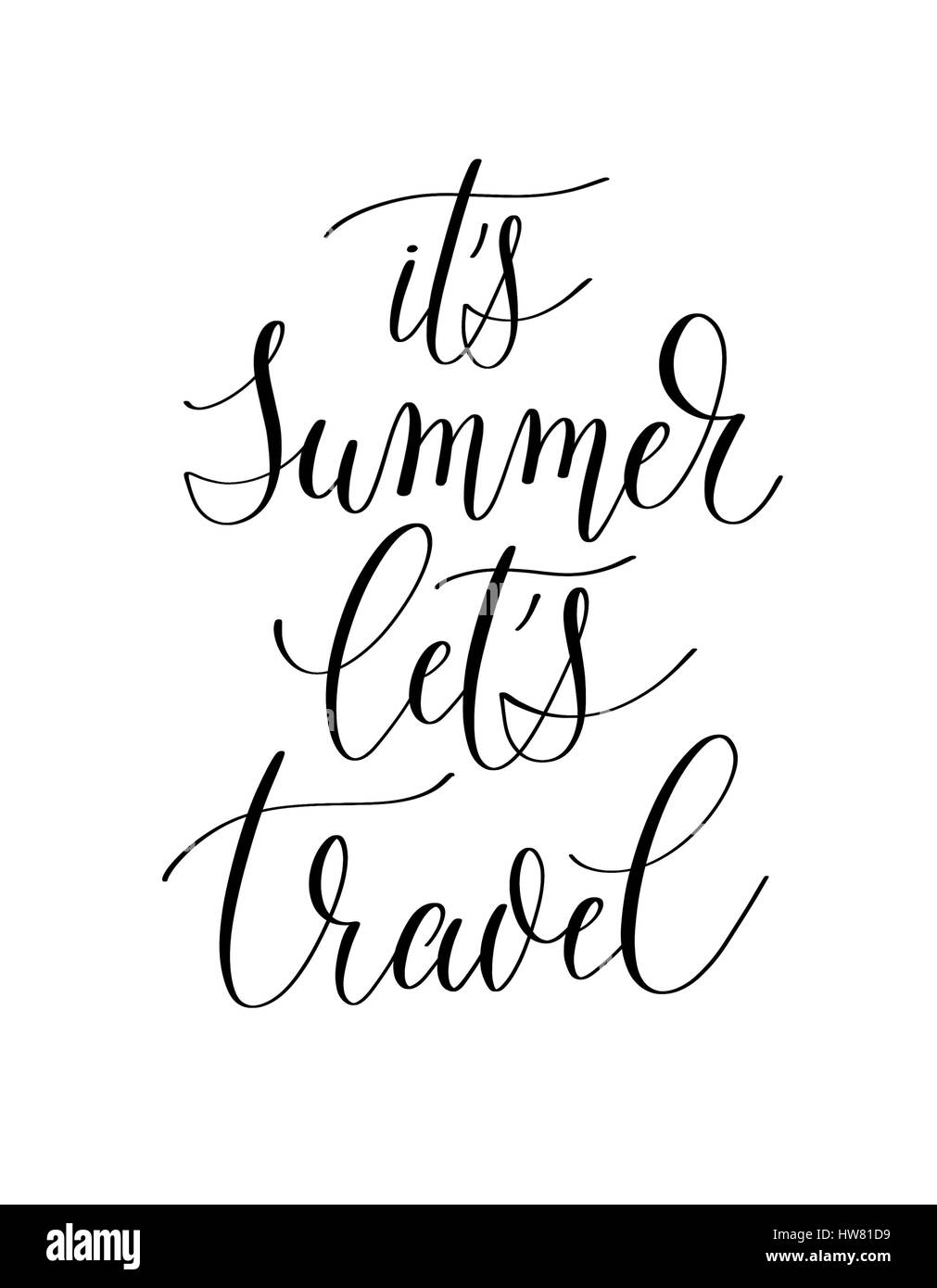 Lettering illustration text let Cut Out Stock Images & Pictures - Alamy