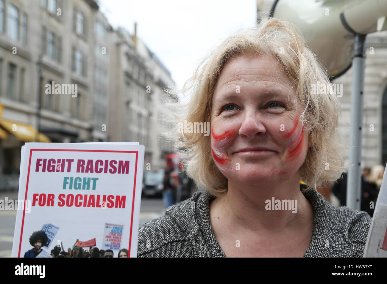 Portland Place, London. UK 18 Mar 2017 - People take part in London on ...