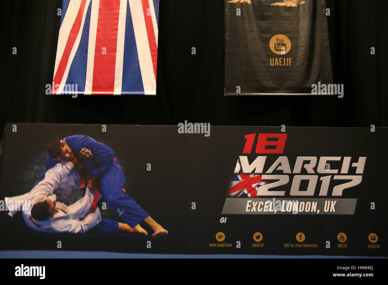 London, UK. 18th Mar, 2017. The United Arab Emirates Jiu Jitsu ...