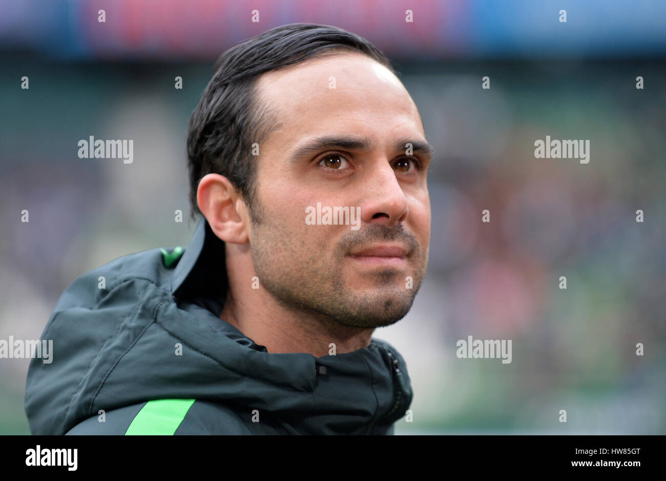 Bremen, Germany. 18th Mar, 2017. Bremen's coach Alexander Nouri ...