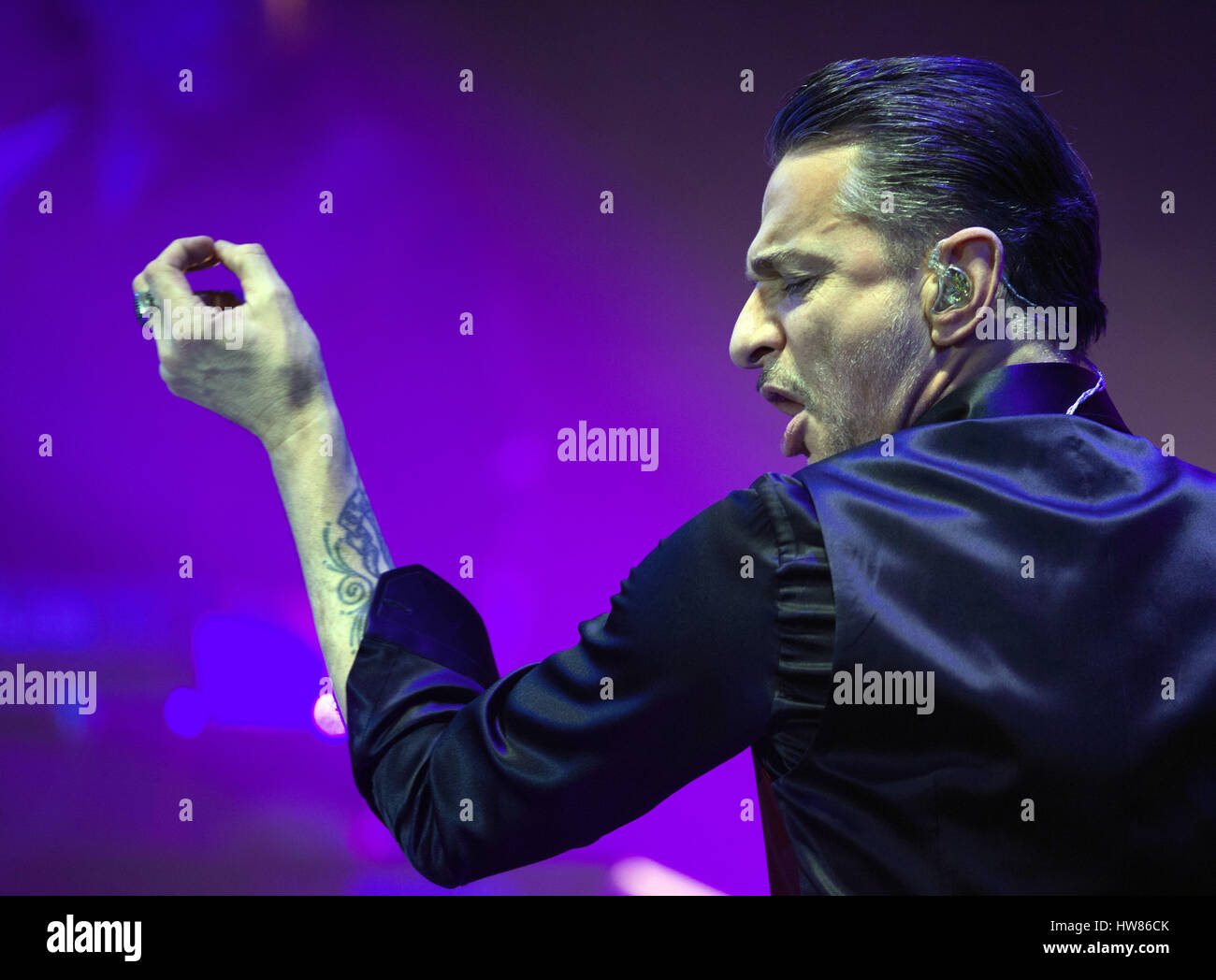 Berlin, Germany. 17th Mar, 2017. The British band "Depeche Mode" with ...