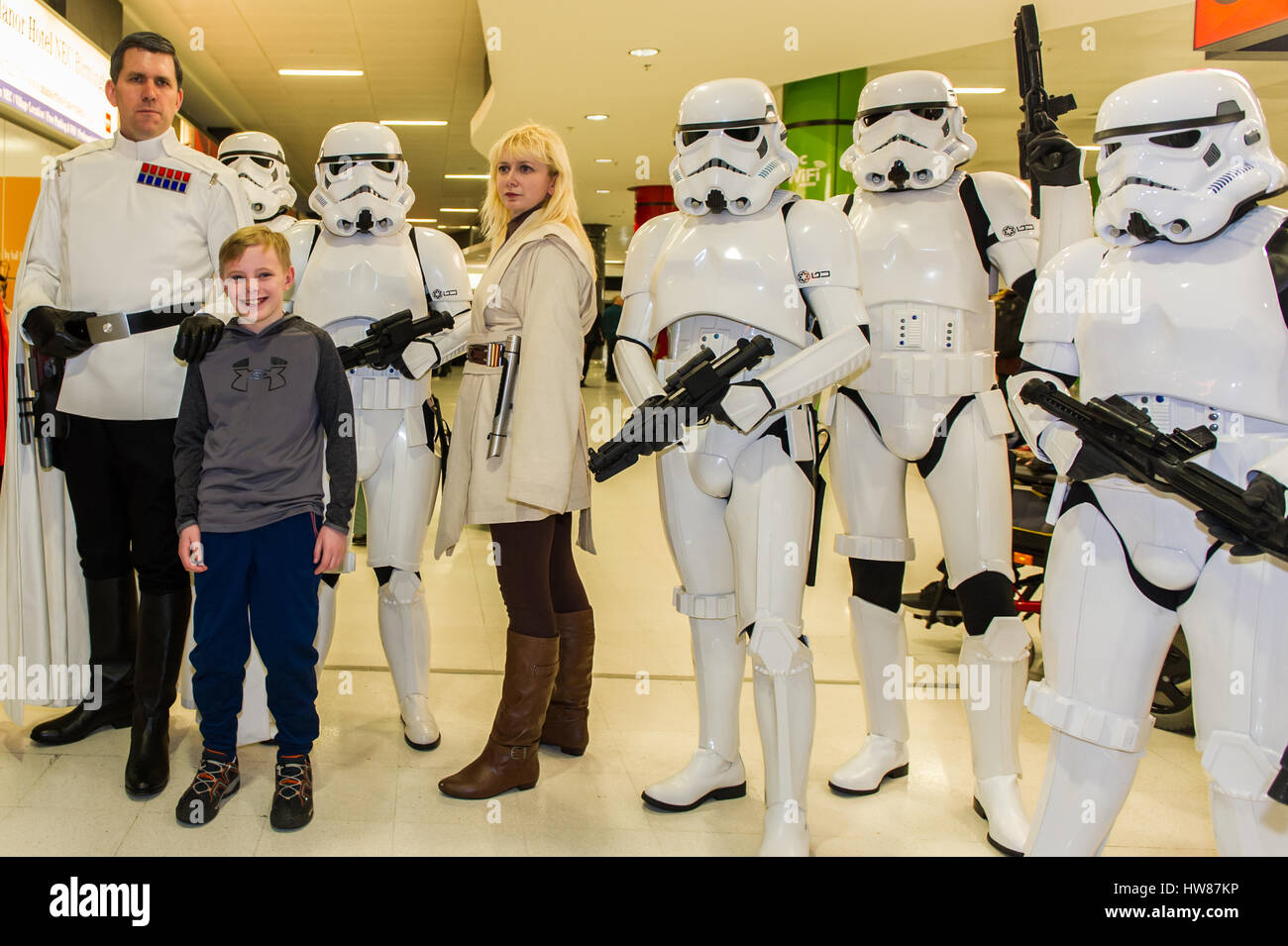 Birmingham NEC, UK. 18 Mar, 2017. The sci-fi convention, Comic Con ...