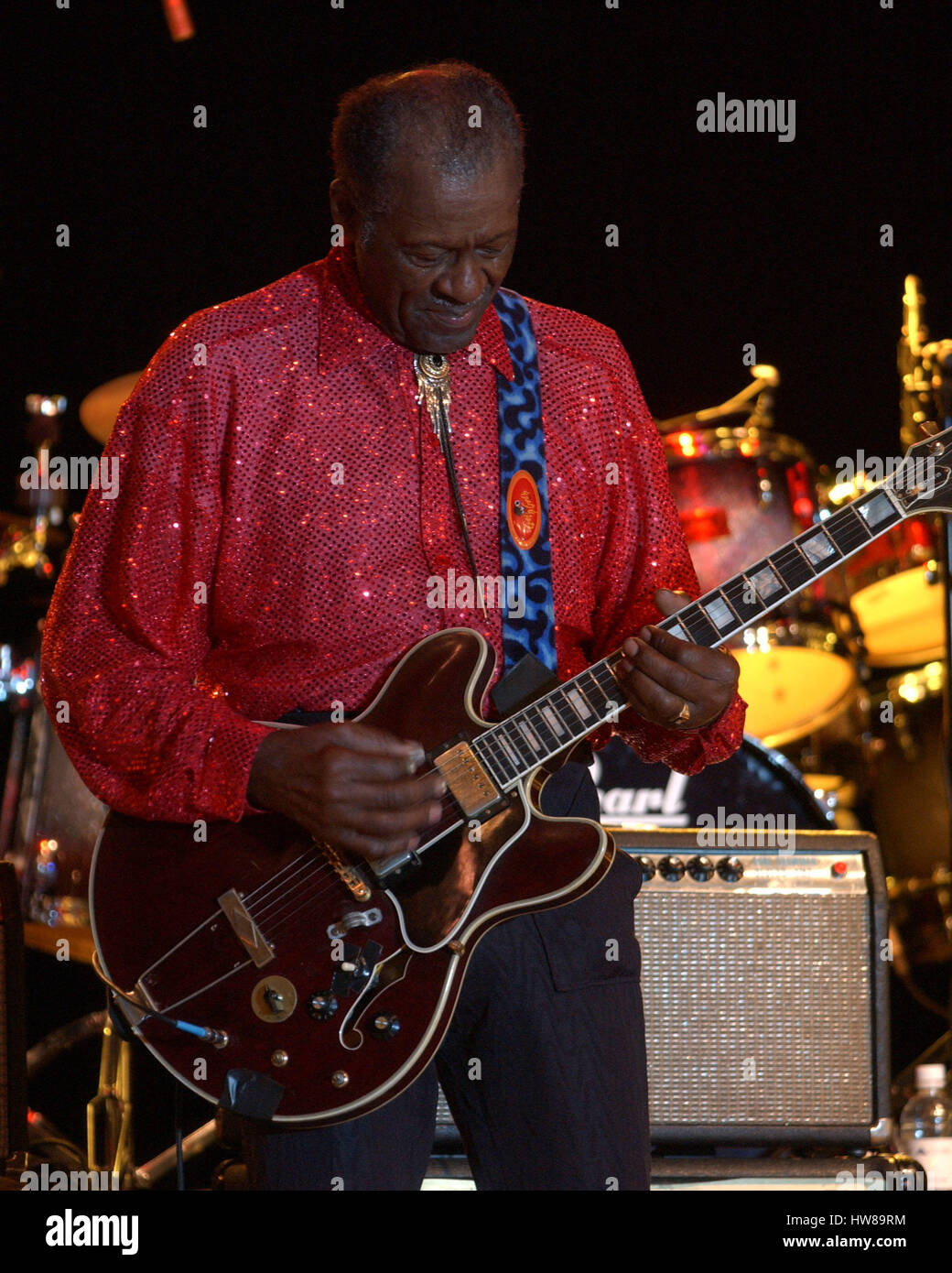 Hollywood FL, USA. 30th July, 2017. Chuck Berry performs at Hard Rock ...
