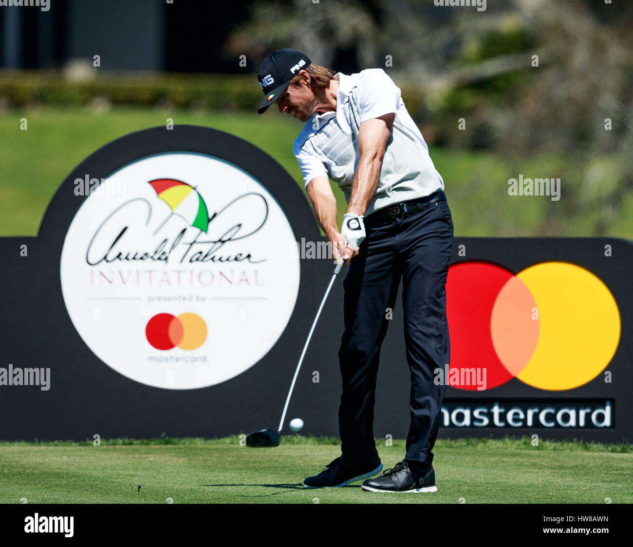March 18, 2017 - Orlando, Florida, USA-Aaron Baddeley of England on the ...