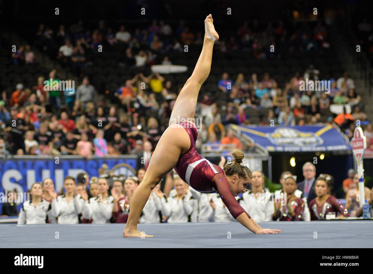 Jacksonville, FL, USA. 18th Mar, 2017. University of Alabama gymnast ...