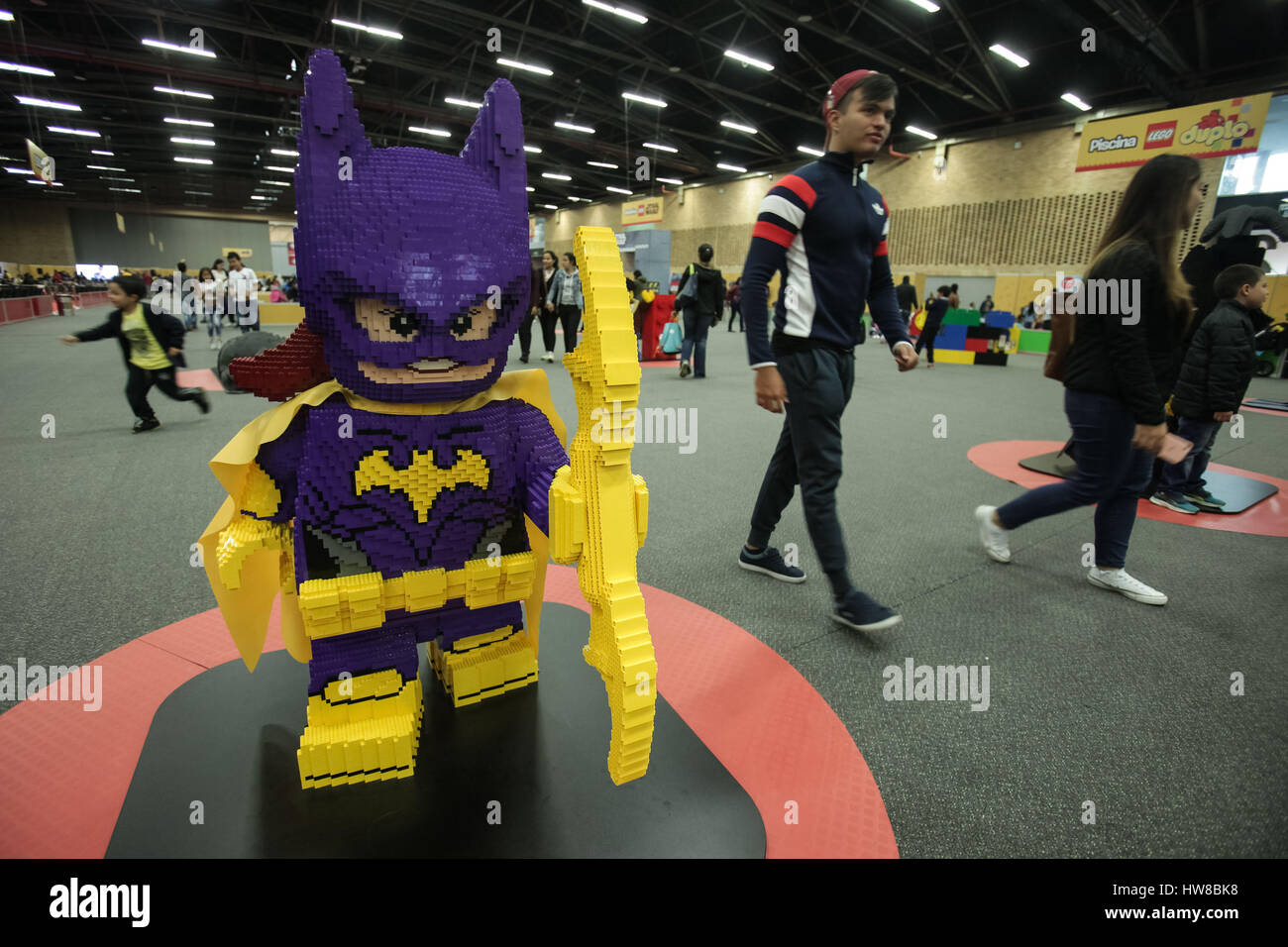 Bogota, Lego. 12th Apr, 2017. People visit the event "Lego Fun Fest" at ...