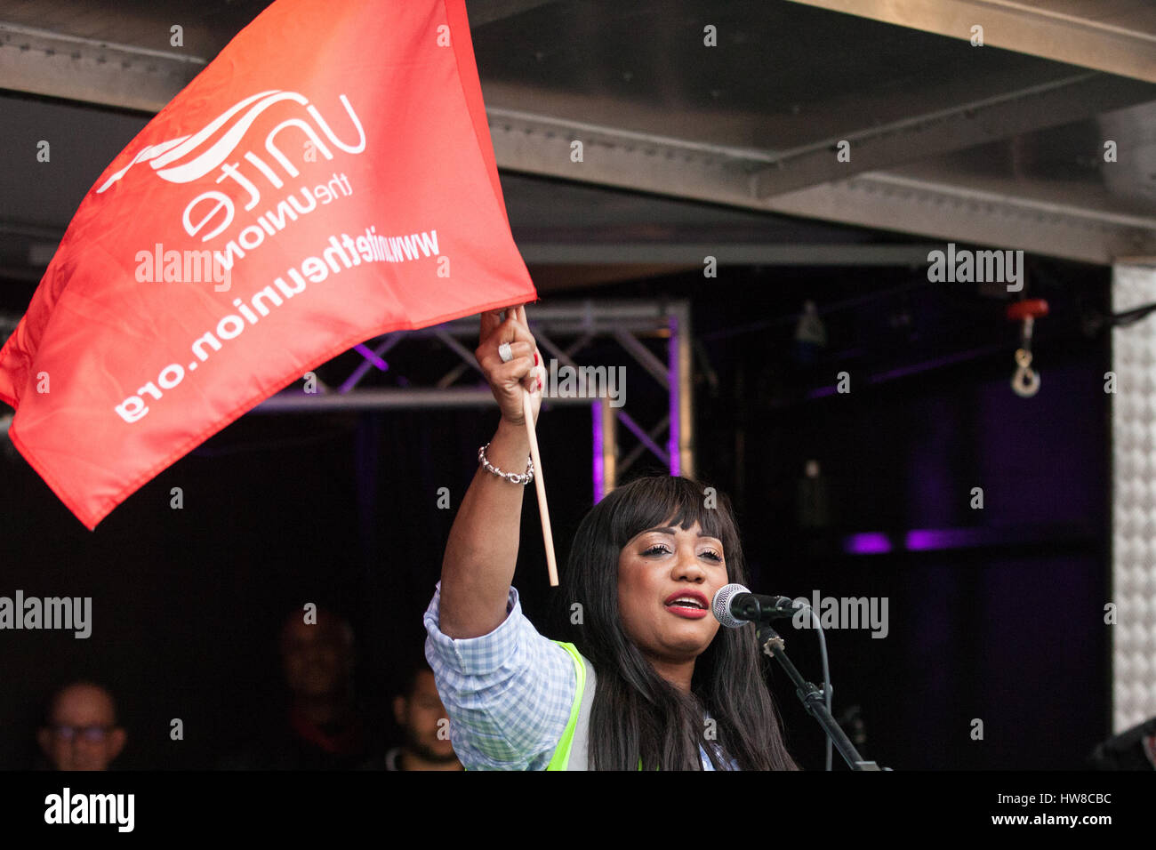 London, UK. 18th March, 2017. Suzan Matthews, National Black Asian and ...