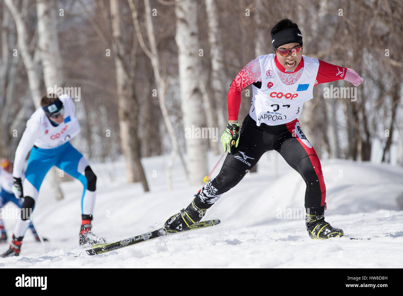 Hokkaido, Japan. 18th Mar, 2017. Masaru Hoshizawa (JPN) Cross Country ...
