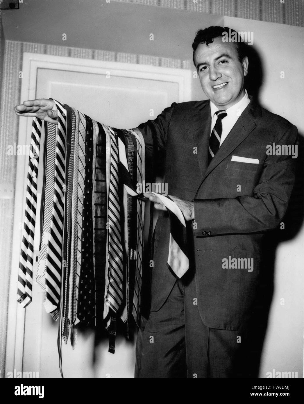 Mar. 19, 1956 - American Singer in London Don Cornell with his Tie ...