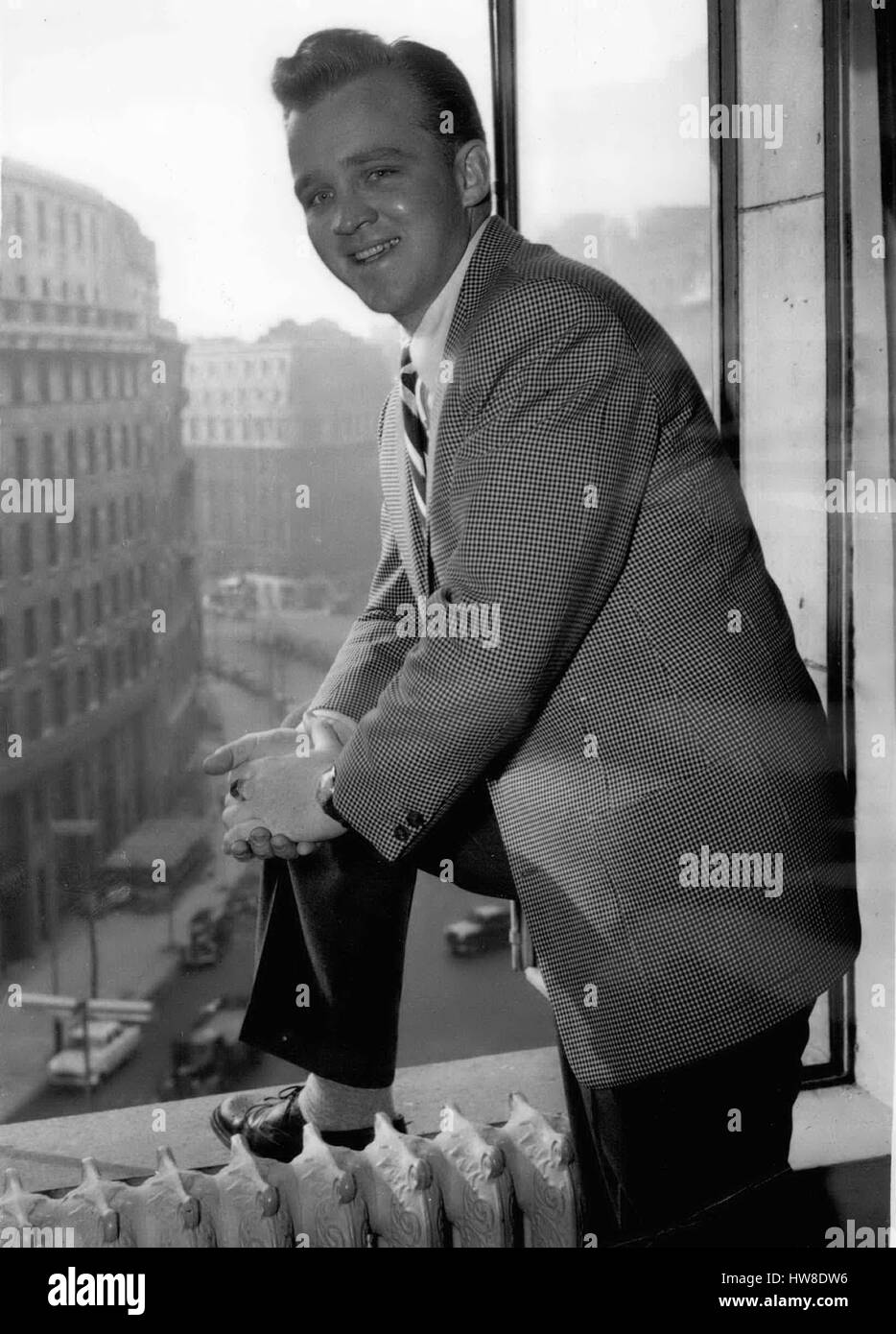 Mar. 03, 1957 - GARY CROSBY IN LONDON - TO APPEAR IN THE PALLADIUM SHOW ...
