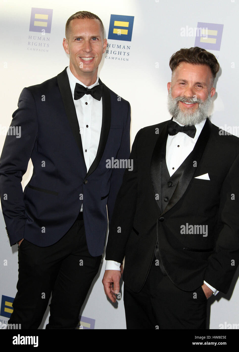 Los Angeles, CA, USA. 18th Mar, 2017. Michael Kapoulis and Hugh Corn ...