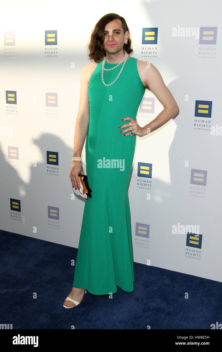 Los Angeles, CA, USA. 18th Mar, 2017. Jacob Tobia. The Human Rights Campaign 2017 Los Angeles ...