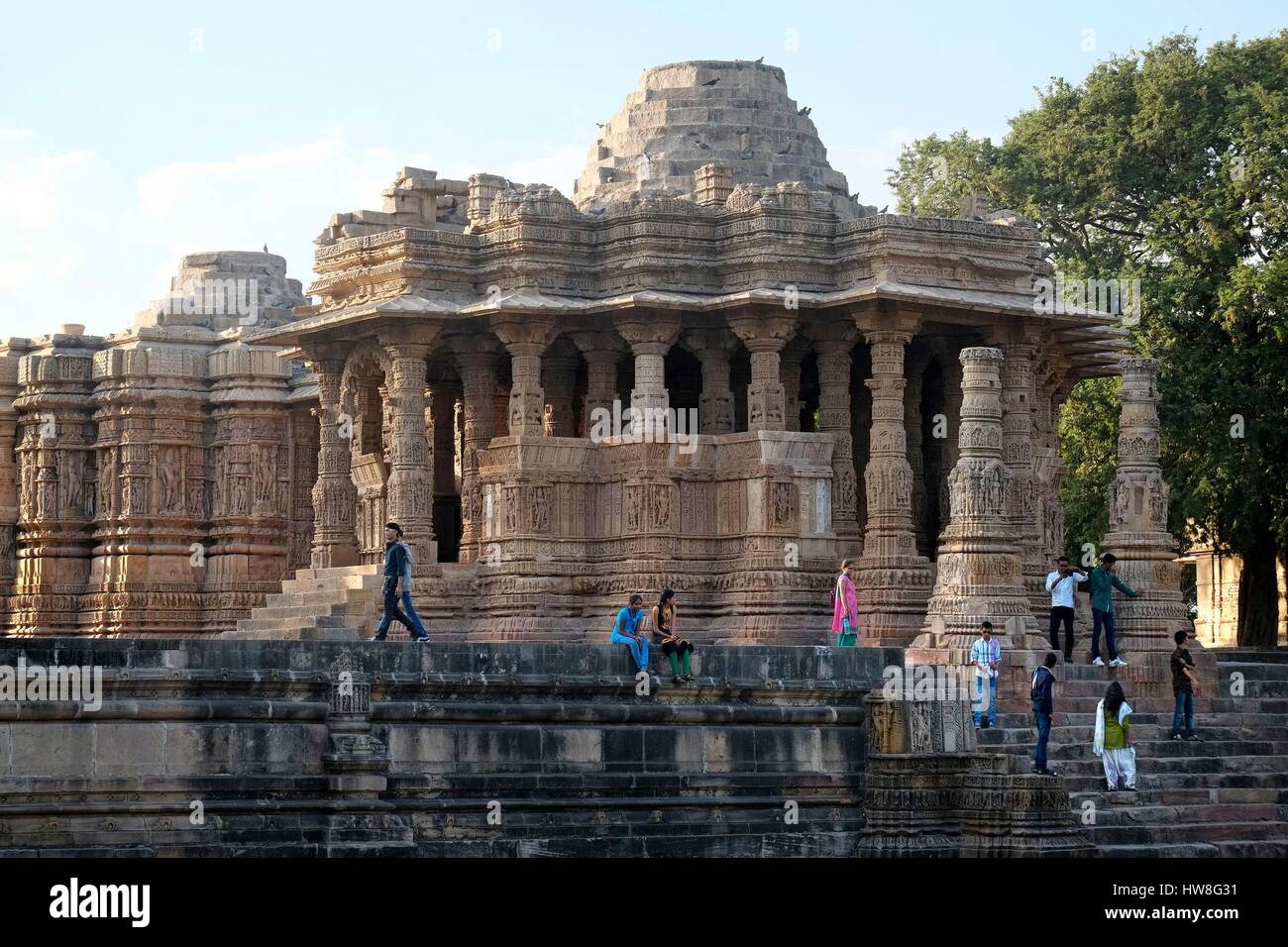 The sun temple modhera hi-res stock photography and images - Alamy