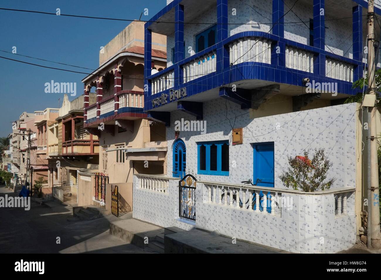 India, The union territory of Daman and Diu, Diu, old houses in Diu ... India, The union territory of Daman and Diu, Diu, old houses in Diu ...