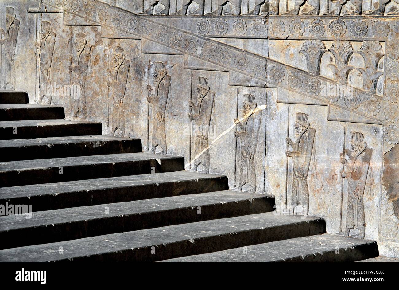 Apadana eastern staircase hi-res stock photography and images - Alamy