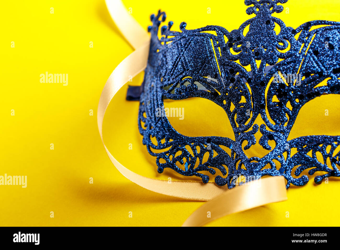 Single carnival disguise mask in close up Stock Photo - Alamy