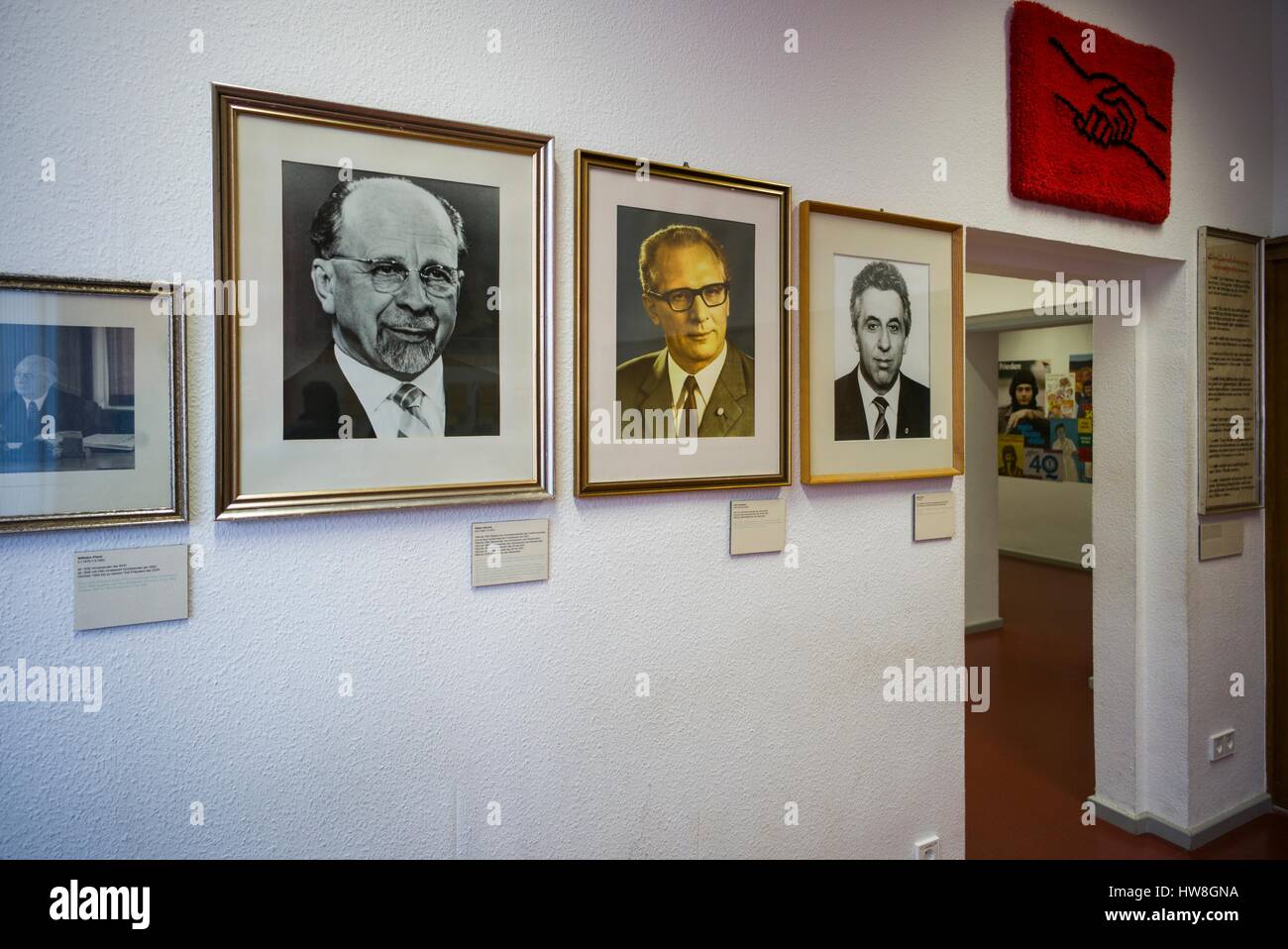 Germany, Berlin, Friendrichshain, Stasi Museum, DDR-era secret police ...