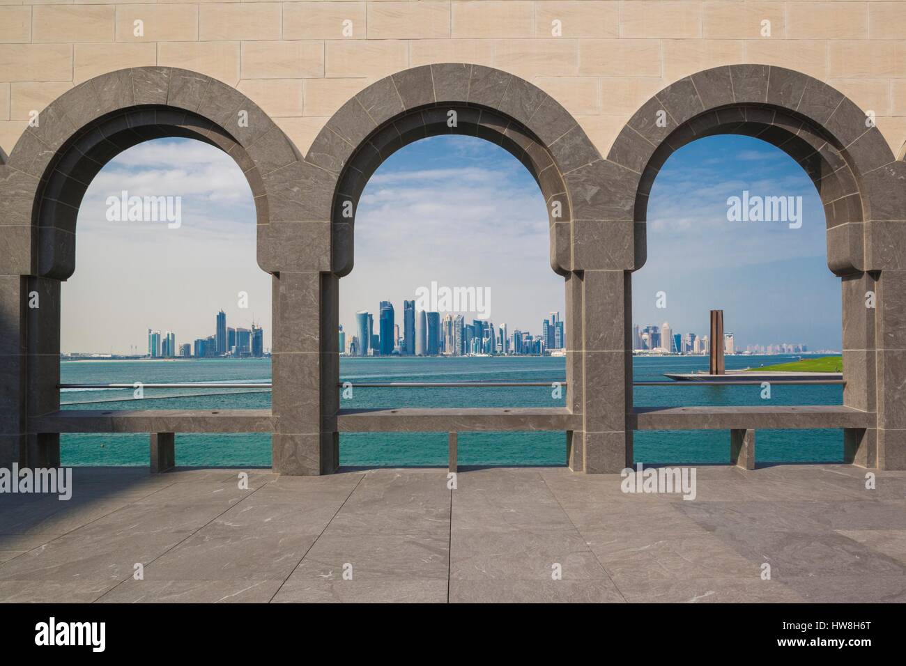 Qatar arches hi-res stock photography and images - Alamy