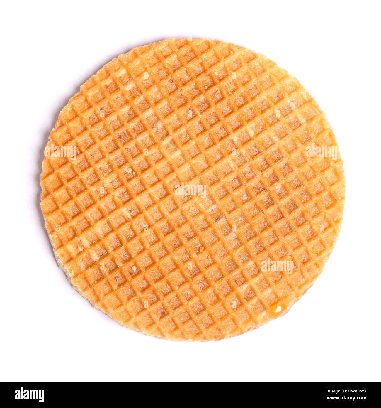 Round wafers isolated on white background Stock Photo - Alamy