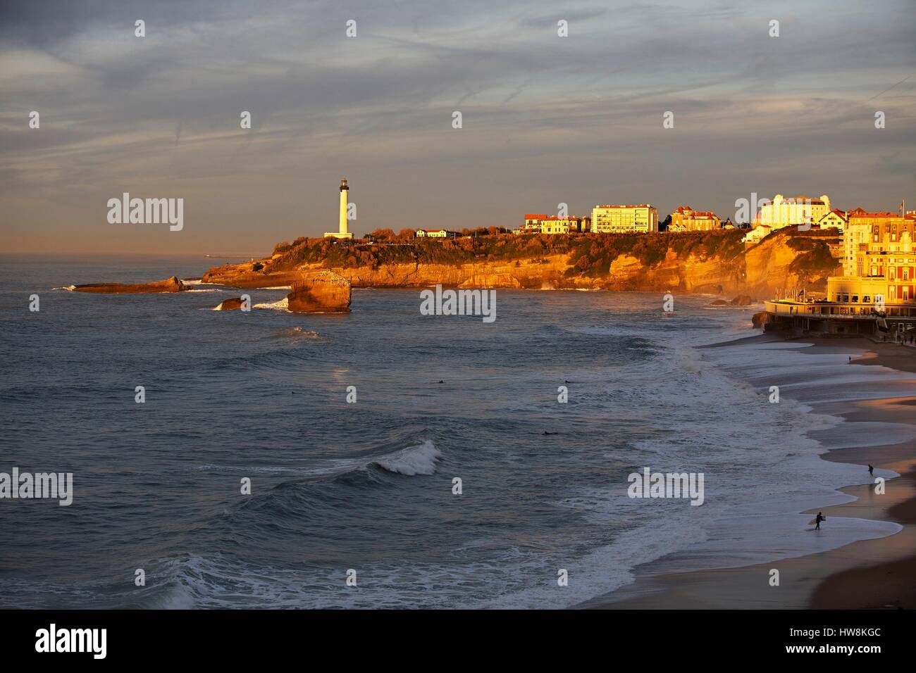 Biarritz view hi-res stock photography and images - Alamy