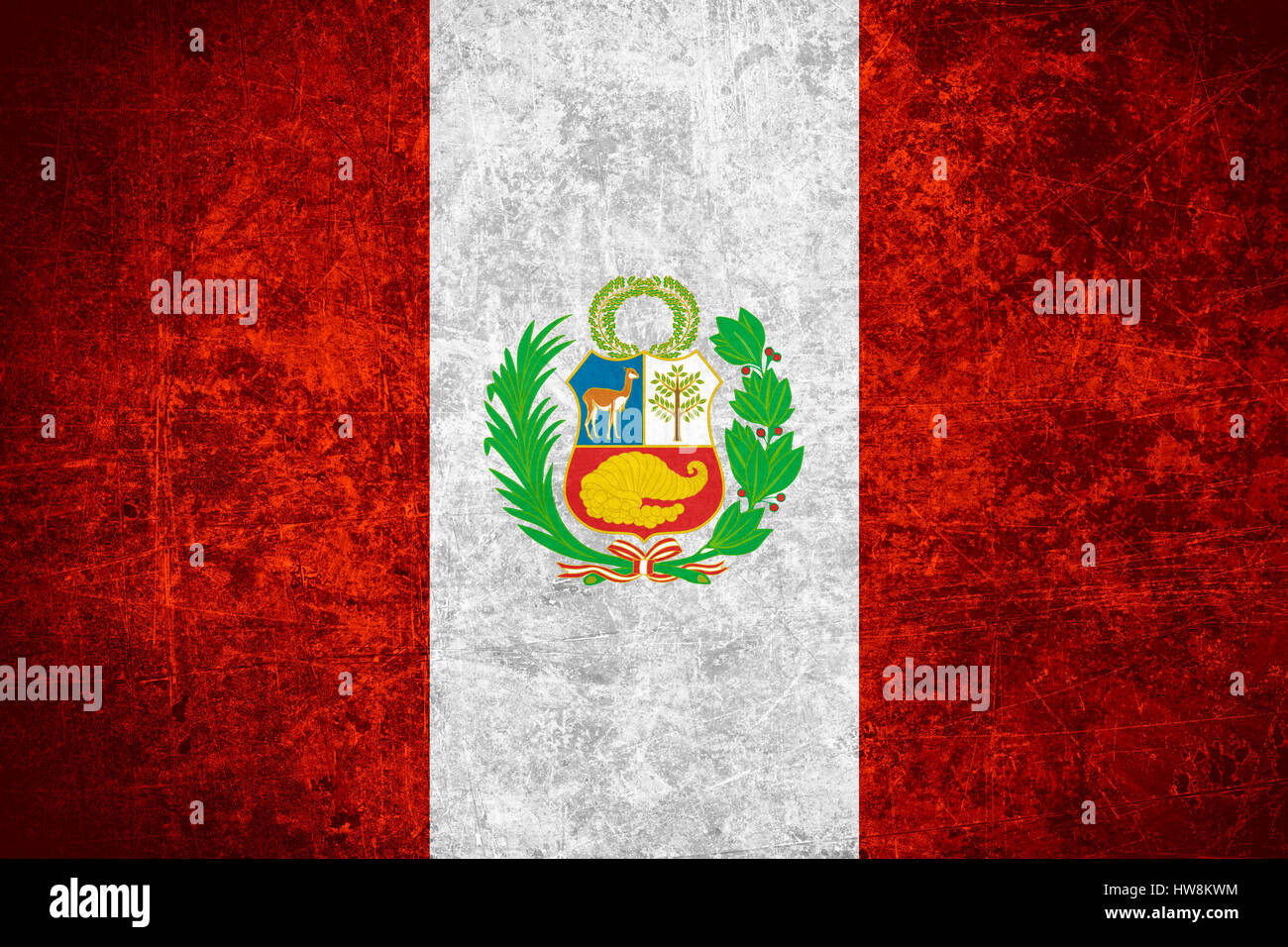 Vintage peruvian flag hi-res stock photography and images - Alamy