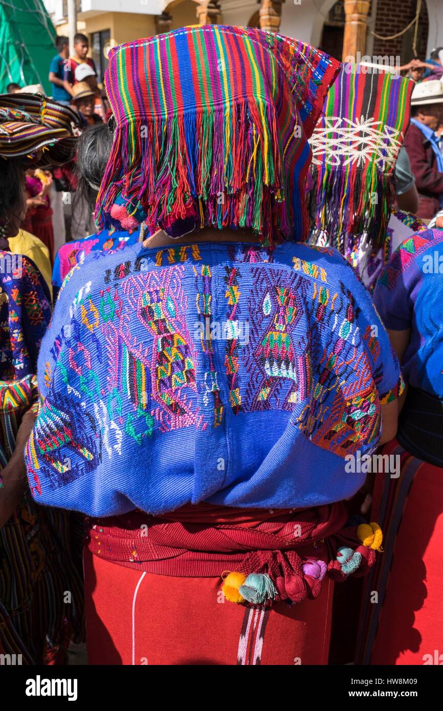 Guatemala, Quiche department, Nebaj, Ixil Mayan village, nestled in the ...