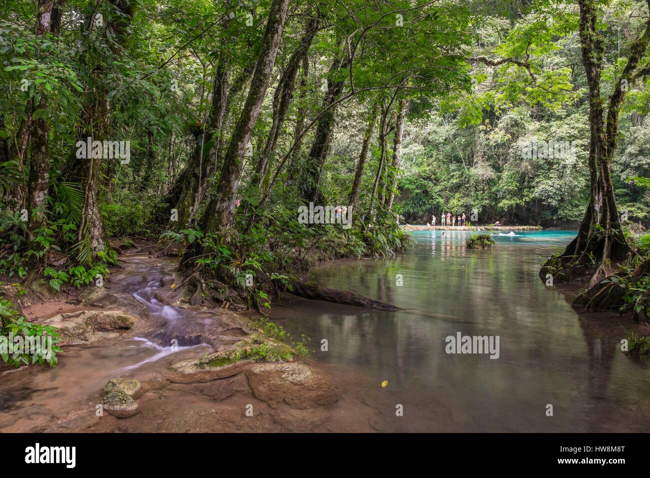 Guatemala alta verapaz department lanquin hi-res stock photography and ...
