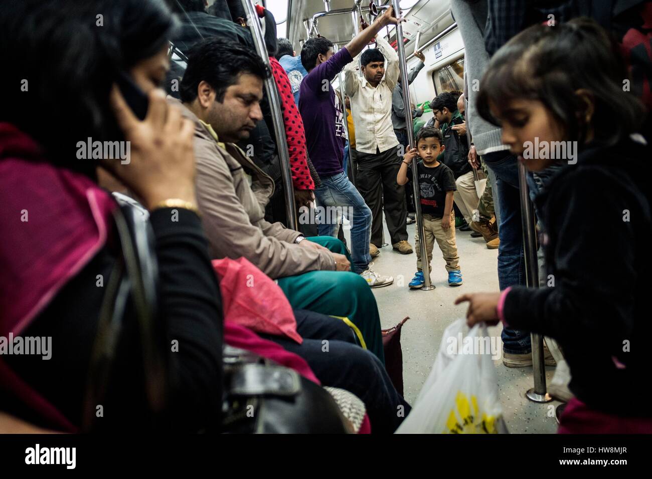 India haryana public transport hi-res stock photography and images - Alamy