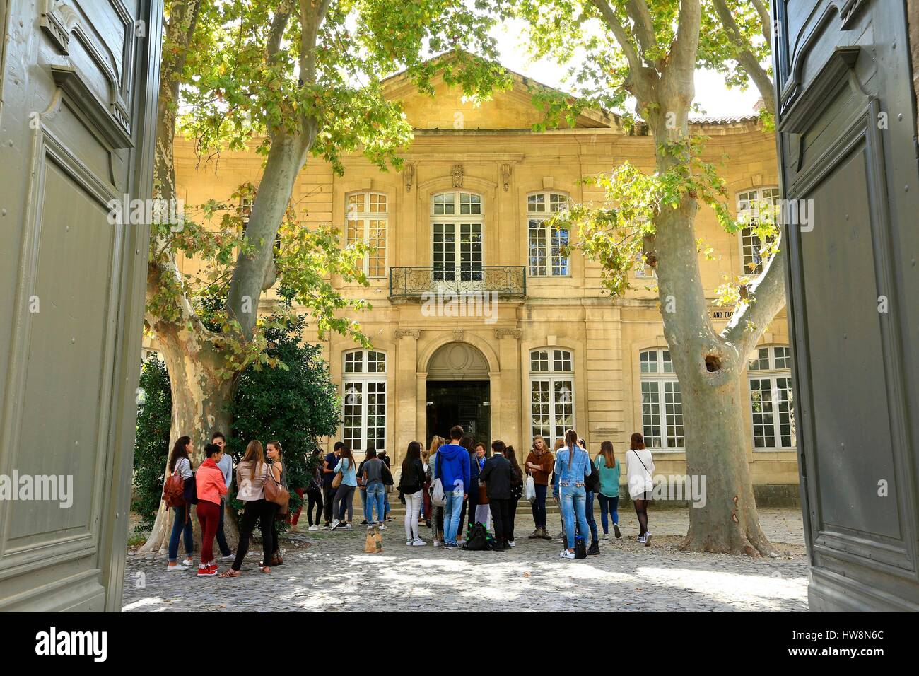 France, Vaucluse, Avignon, Lambert Collection Museum of Contemporary ...