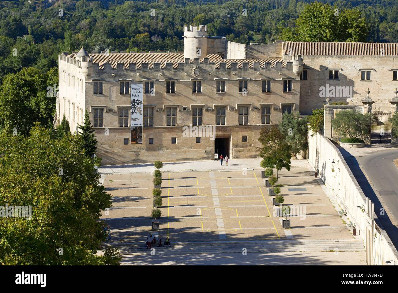 France, Vaucluse, Avignon, the Petit Palais museum, historical monument ...