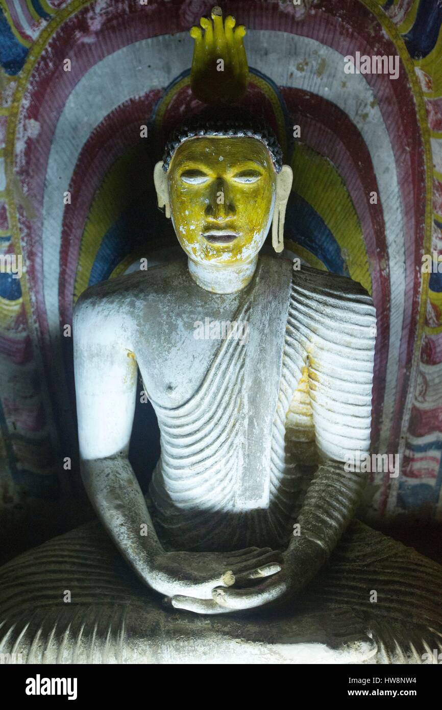 Sri Lanka, Central Province, Matale district, Dambulla Golden Temple ...