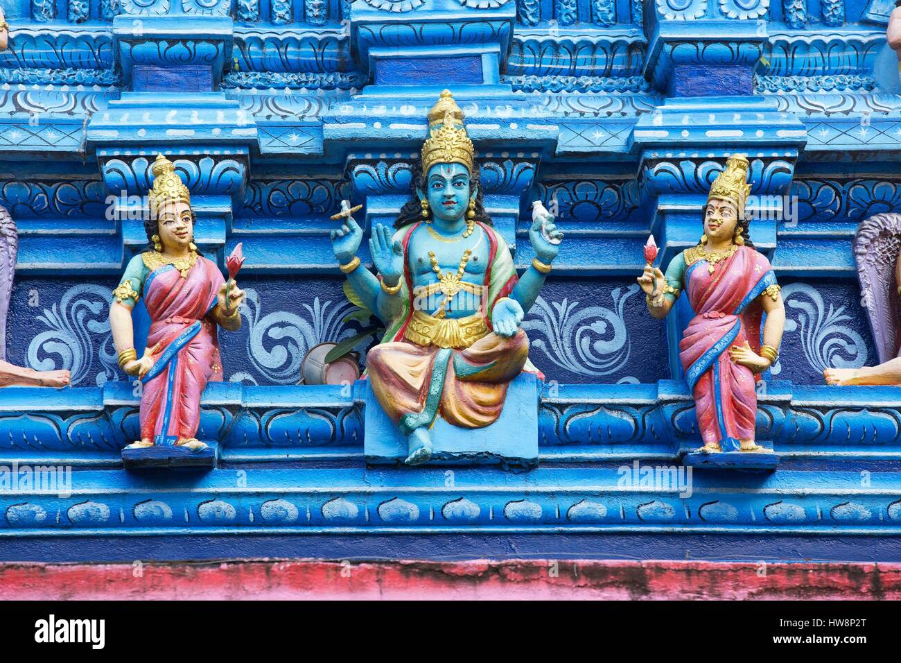Sri Lanka, Central Province, Matale district, Matale, Hindu temple Sri ...