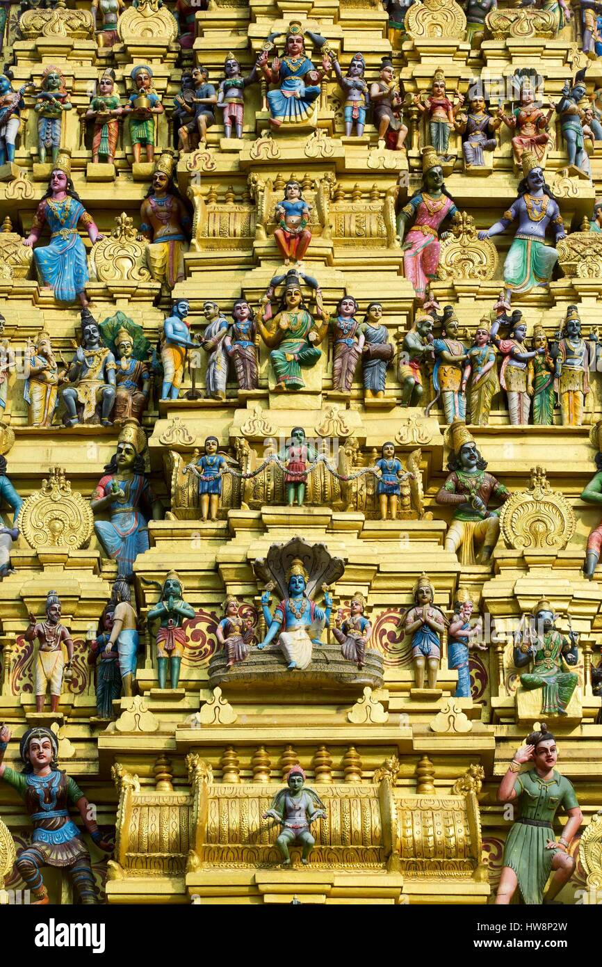 Sri Lanka, Central Province, Matale district, Matale, Hindu temple Sri ...