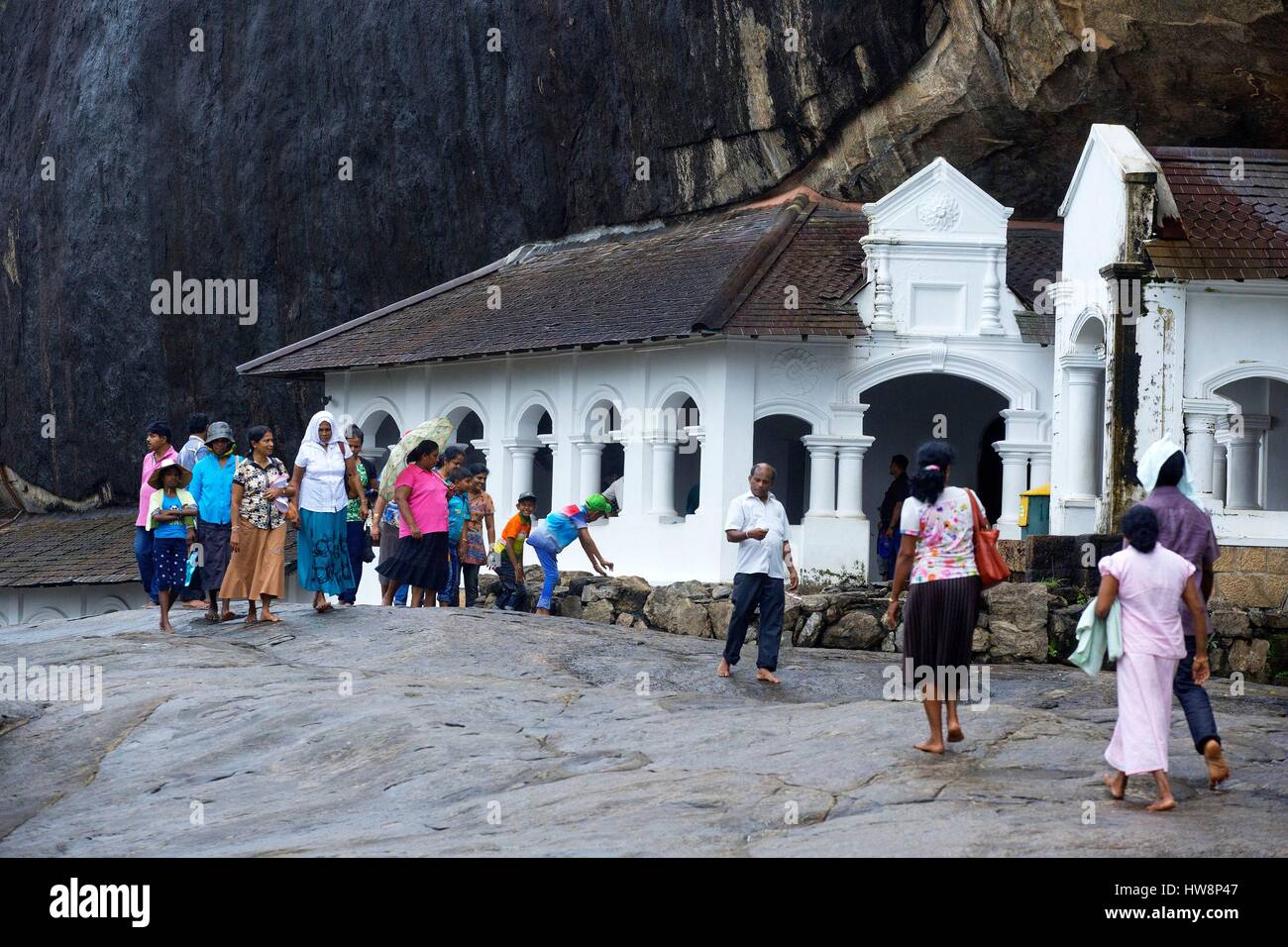 Sri Lanka, Central Province, Matale district, Dambulla Golden Temple ...