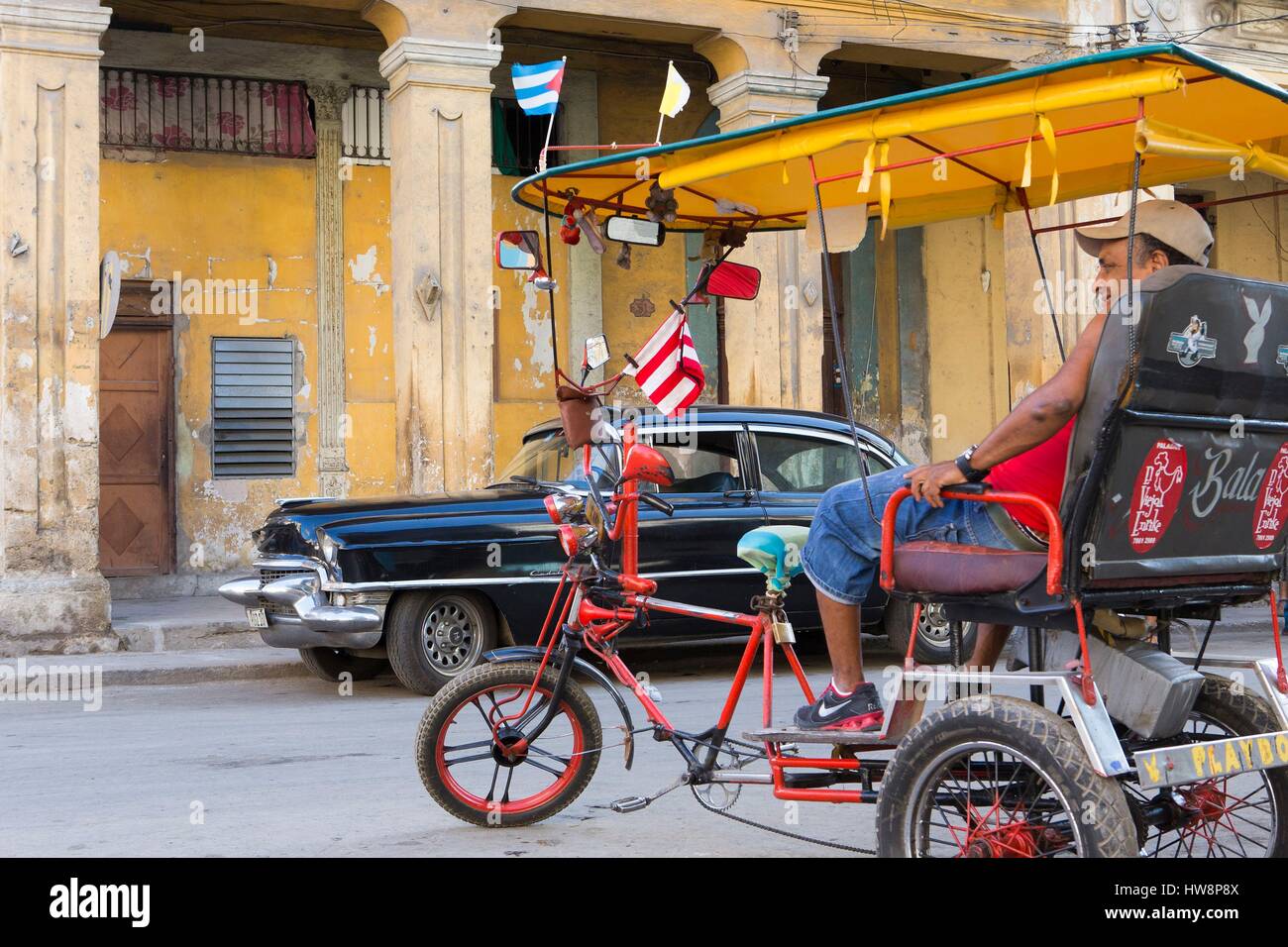 Havana cuba bicitaxi centro hi-res stock photography and images - Alamy
