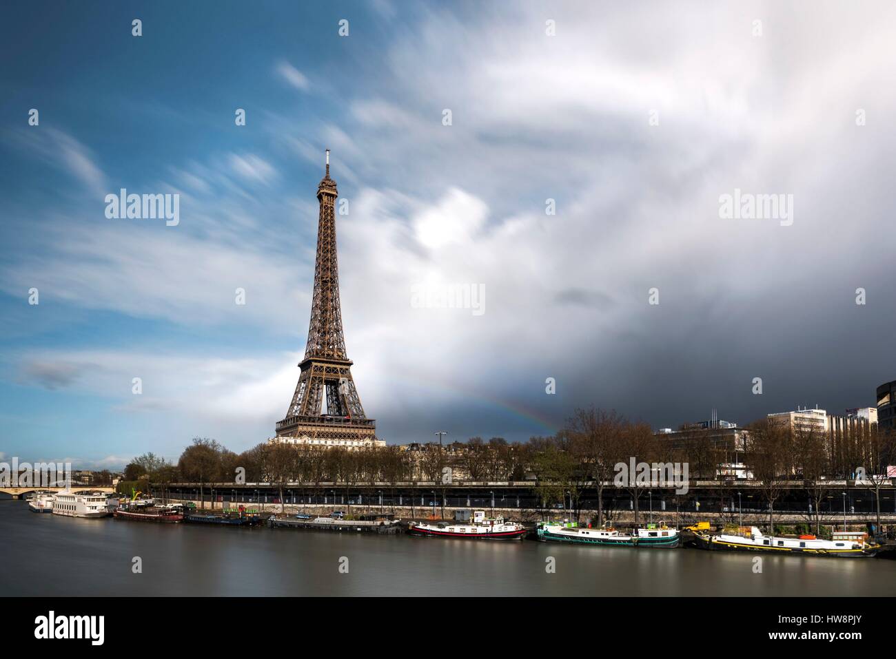 France, Paris, The Eiffel tower (© SETE-illuminations Pierre Bideau) a ...
