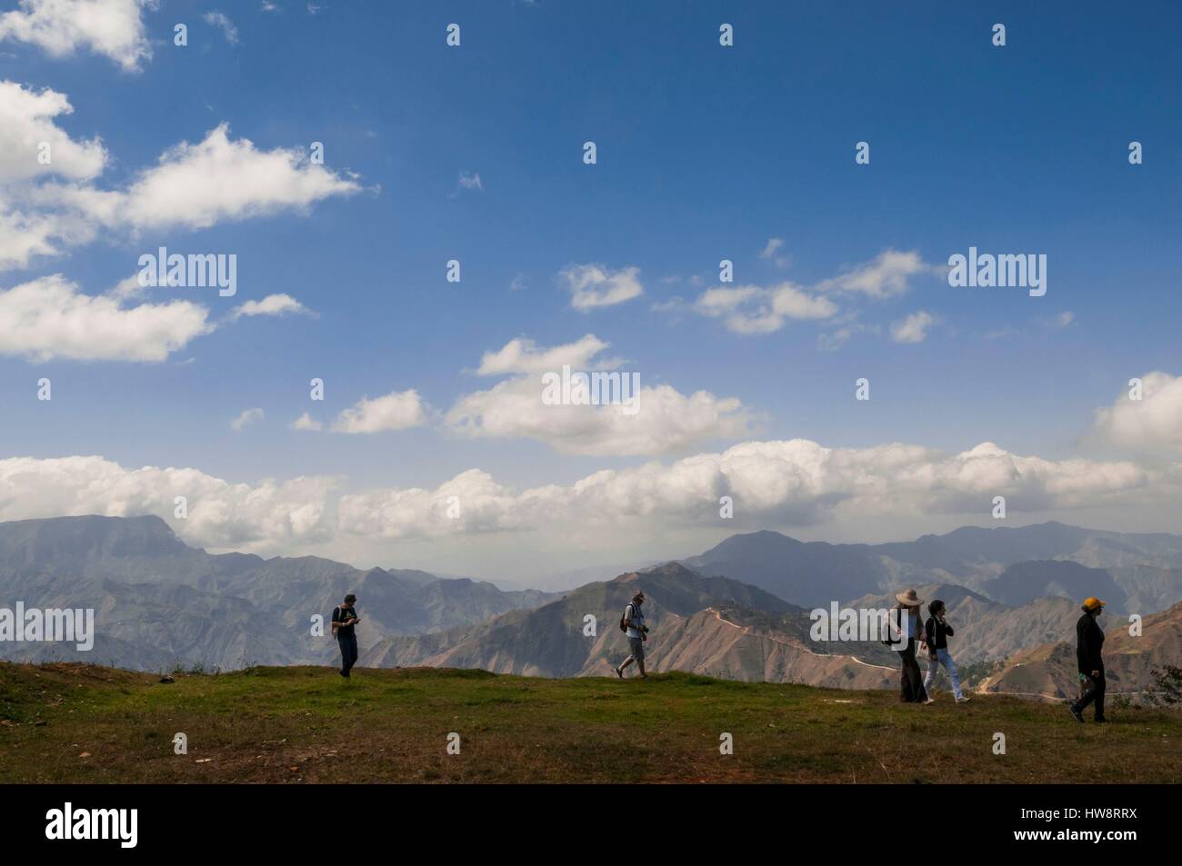 Haiti, near Port au Prince, area of Boutilliers and Kenscoff, Kenscoff ...