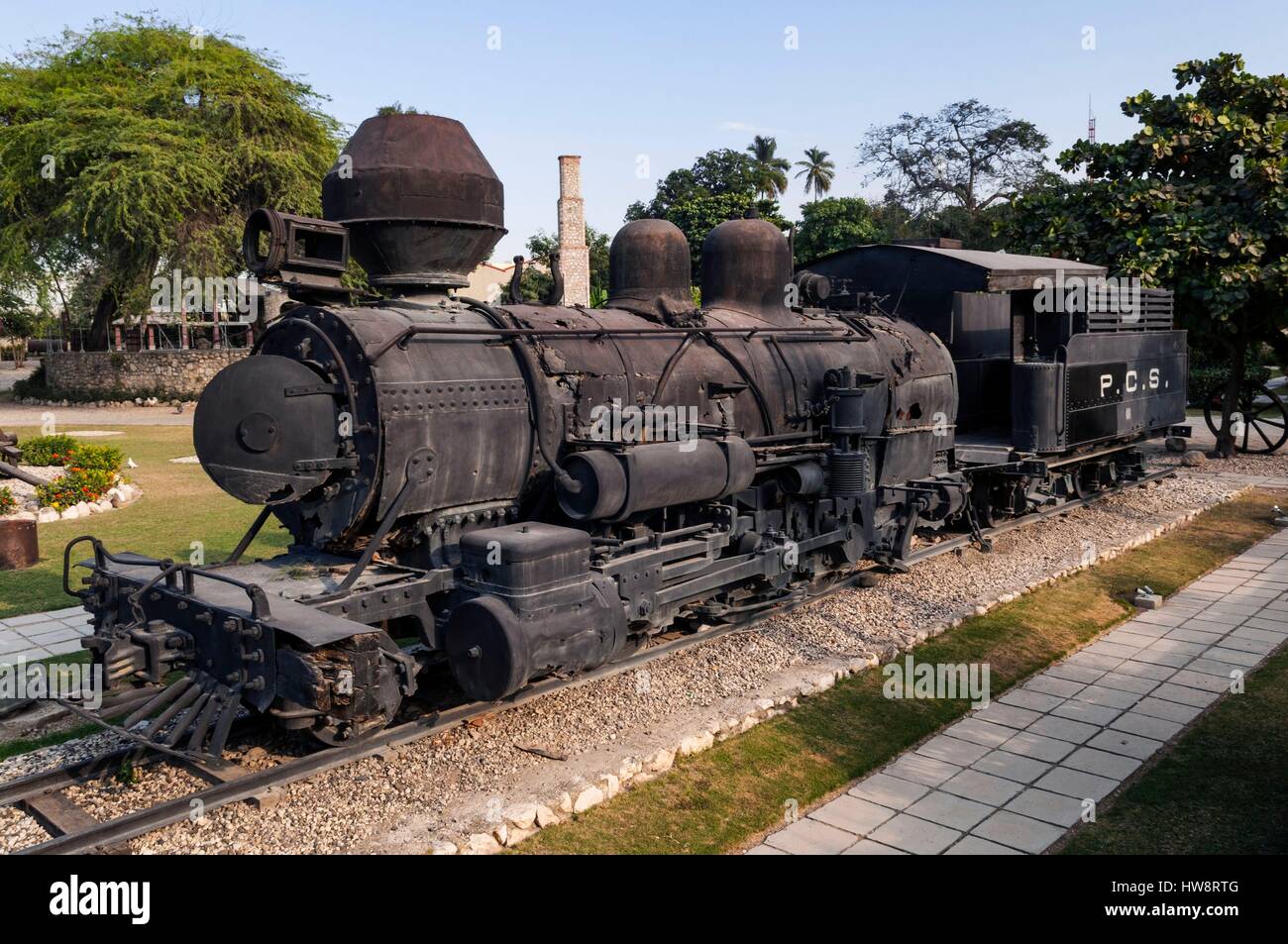 Haiti, Chateaublond, Tabarre road, Historical Parck of Sugar Cane Stock ...