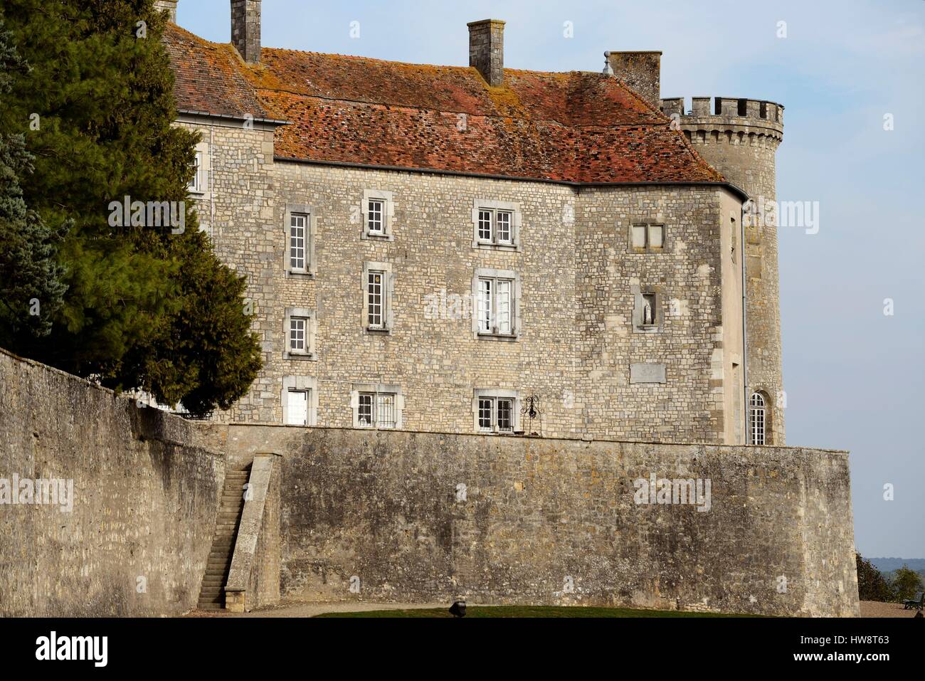 France, Haute Saone, Ray sur Saone, the castle Stock Photo - Alamy