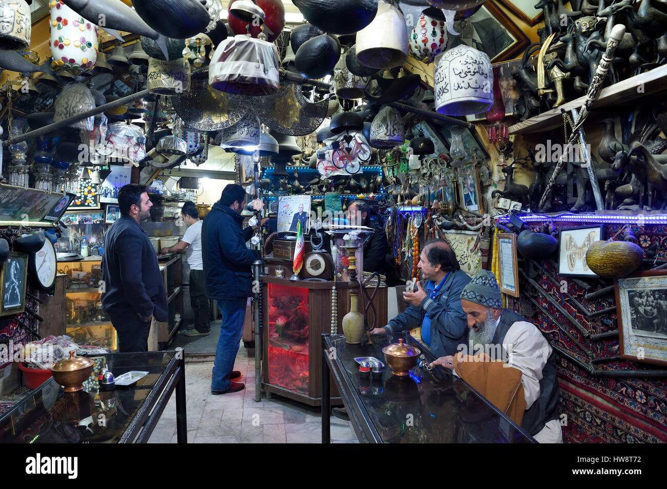 Iran, Isfahan Province, Isfahan, Chai Khaneh Azadegan Tea House and ...
