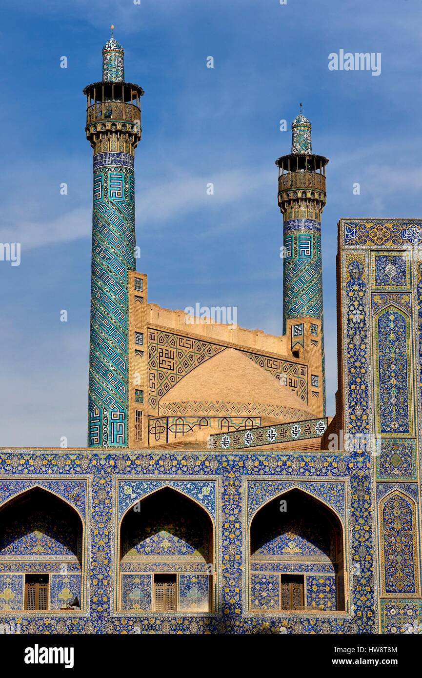 Iran, Isfahan Province, Isfahan, the Shah Mosque also known as Imam ...