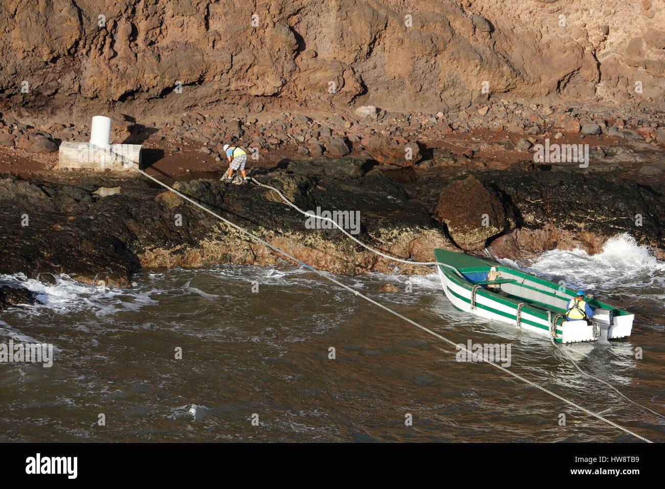 France, French Polynesia, Marquesas islands archipelago, Aranui 5 ...