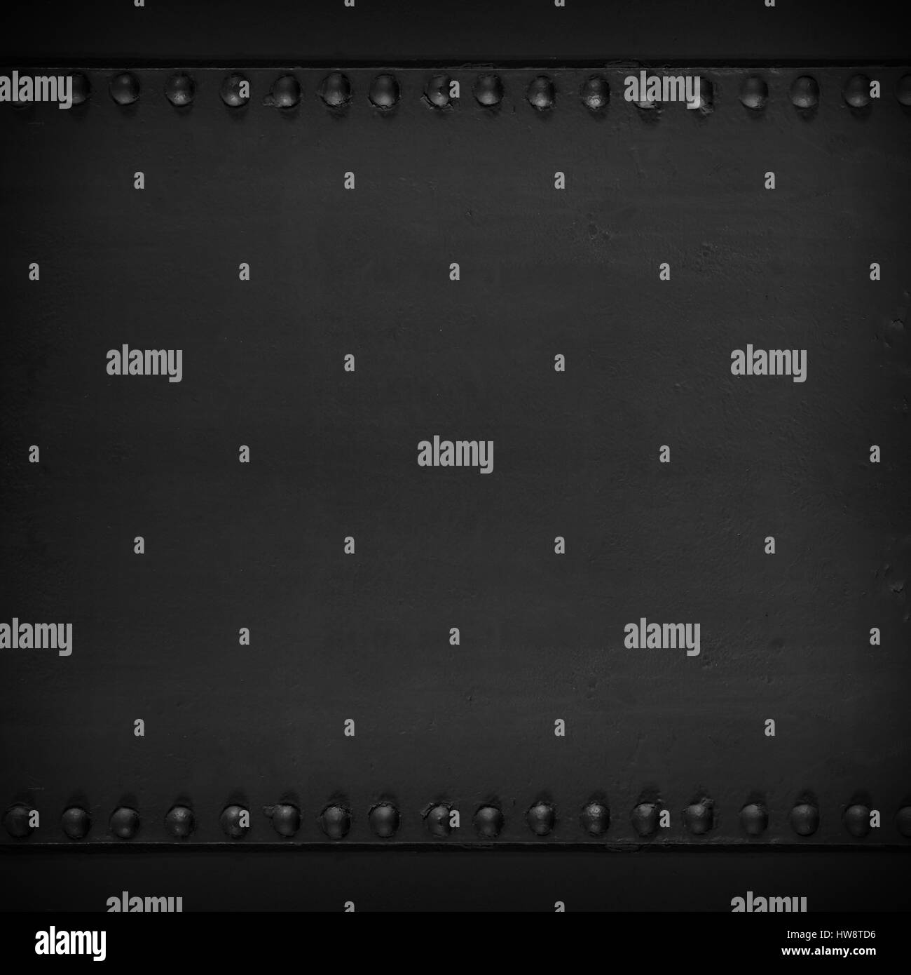 black abstract steel texture or metal background with rivets Stock ...