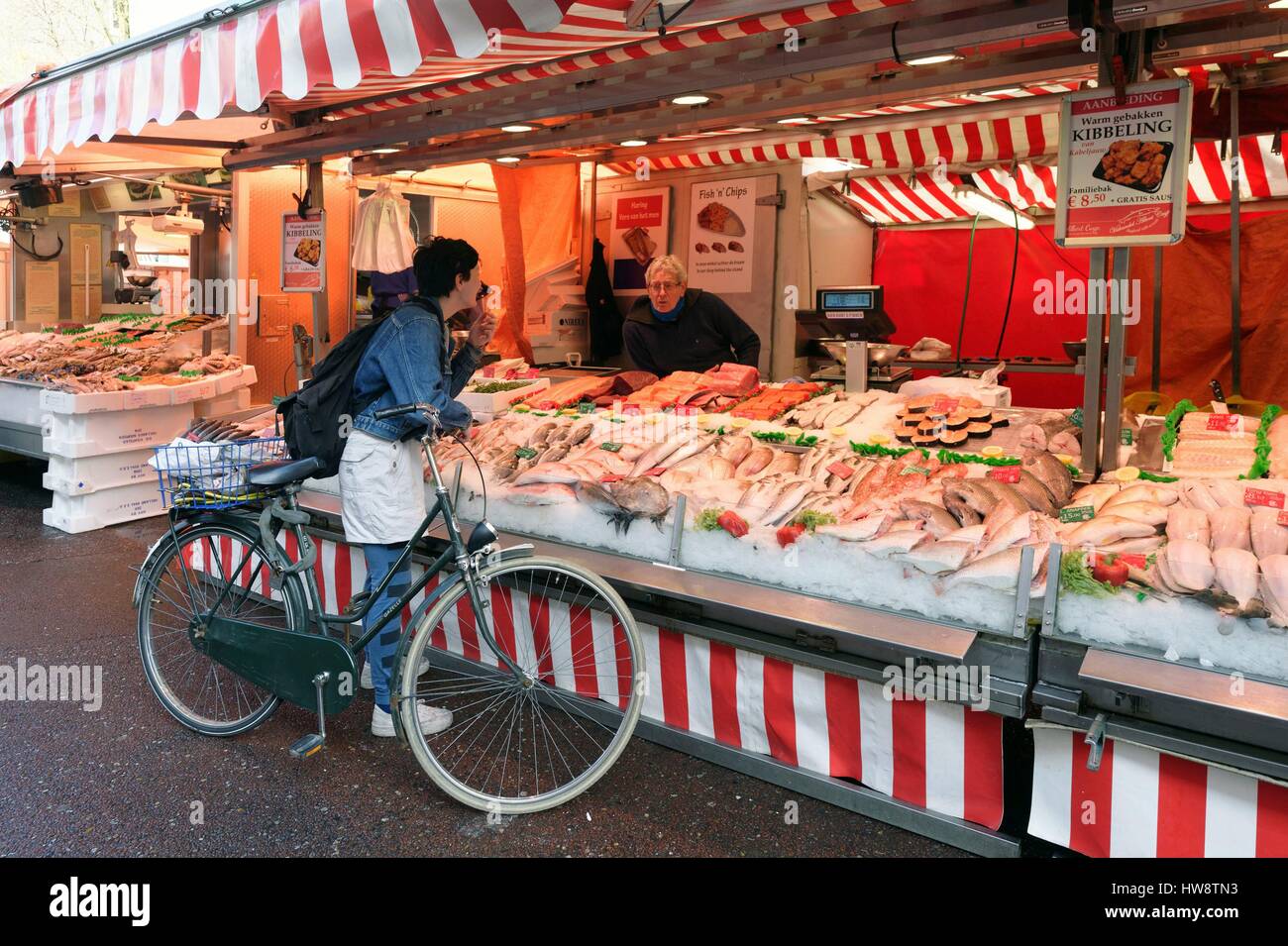 Netherlands, Northern Holland, Amsterdam, De Pijp district, Albert Cuyp ...