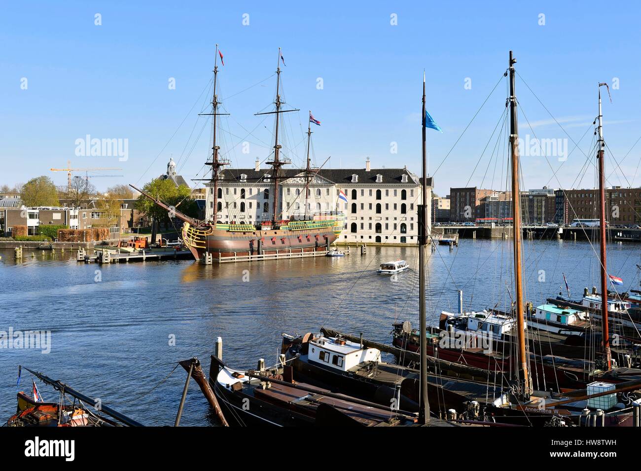 Netherlands, Northern Holland, Amsterdam, Oosterdok, Maritime museum ...