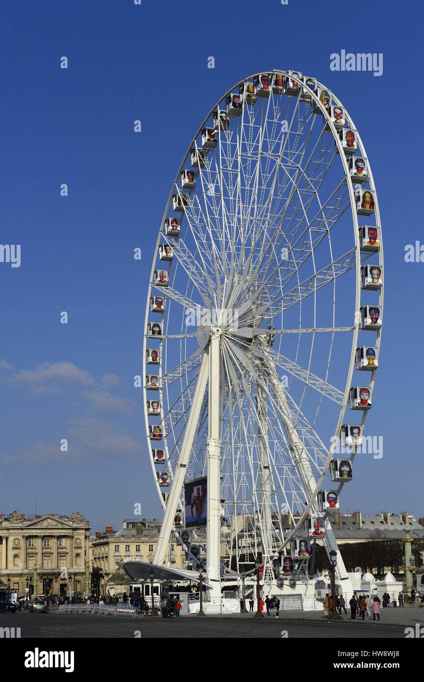 France, Paris, area listed as World Heritage by UNESCO, Place de la ...