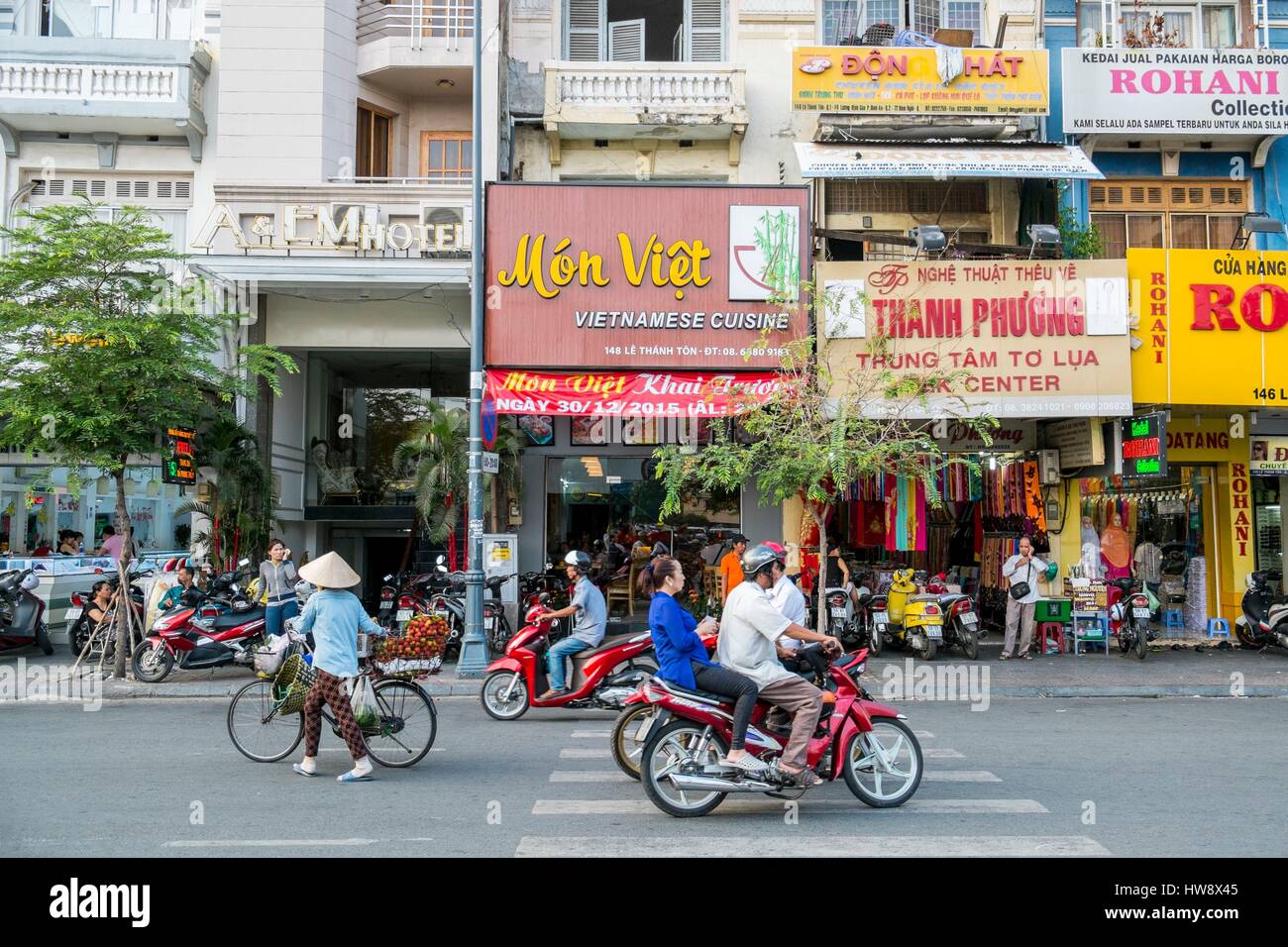 Vietnam, Ho Chi Minh City (Saigon), District 1 Stock Photo - Alamy