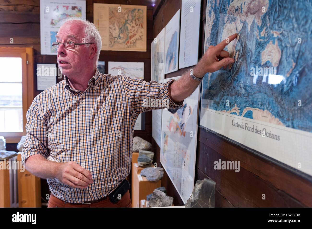 Switzerland, Valais, Val d'Herens, Les Hauderes, Hans-Rudolf Pfeifer ...