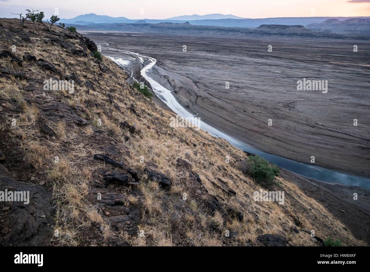 Aerial view of lake magadi hi-res stock photography and images - Alamy